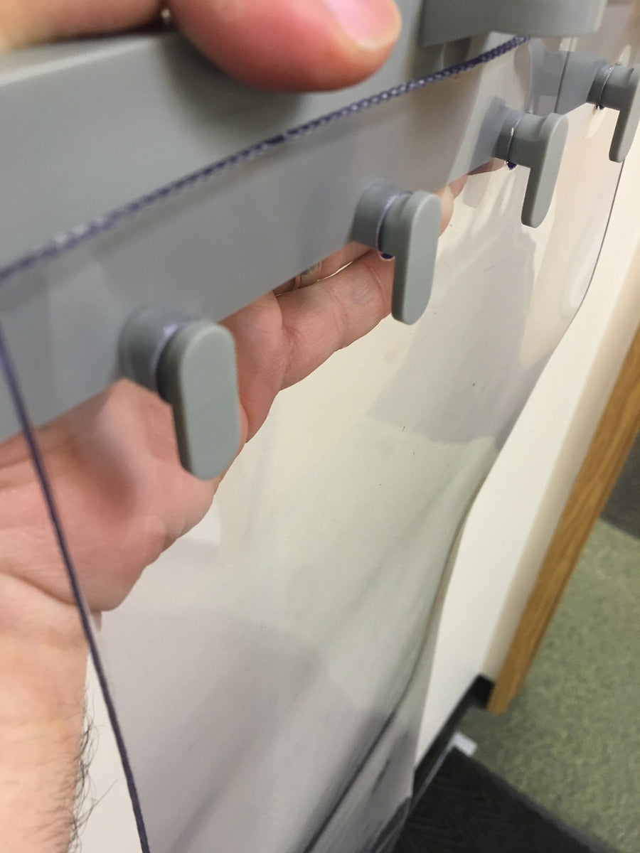 Universal Mount Polymer Mount 2' Section - Light Duty – Stripcurtainscanada