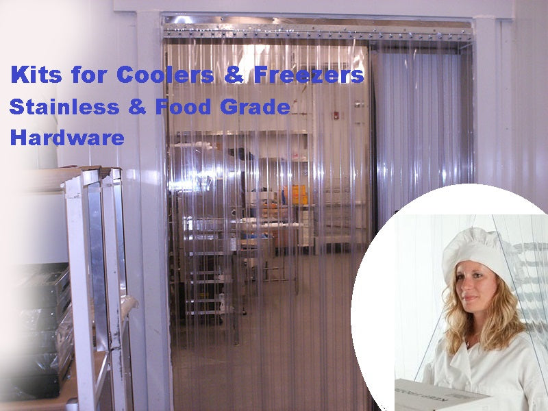 Cooler & Freezer Strip Door Curtain Kits – Stripcurtainscanada